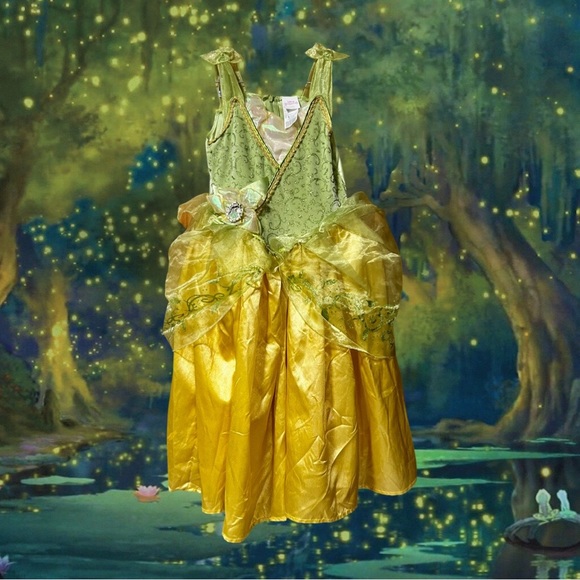 Disney Costumes Disney Princess Tiana Costume Size 46x Poshmark